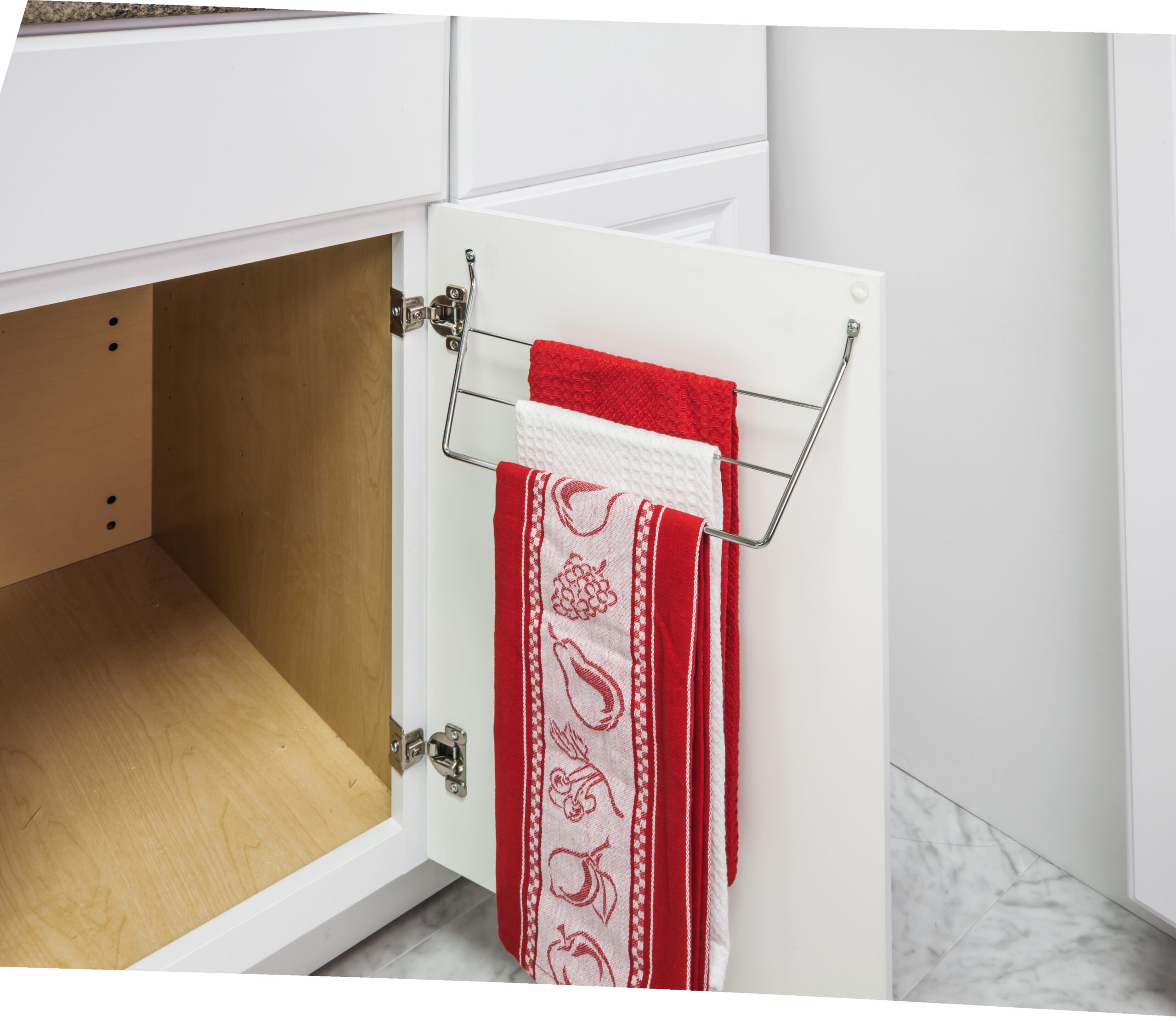 Hardware Resources Door Mount 3-Tier Dishcloth Rack