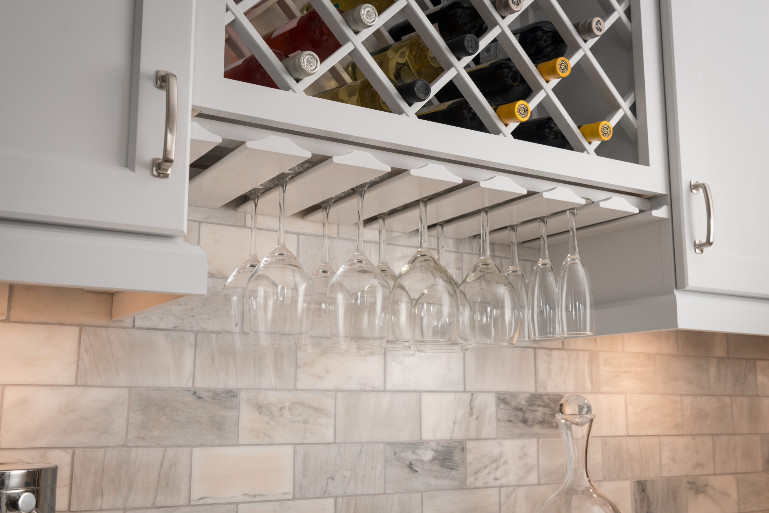 Hardware Resources Wooden Stemware Rack