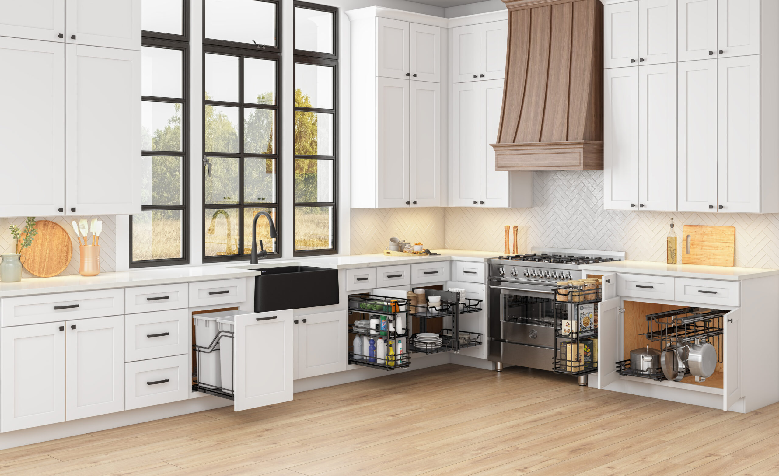 Under Drawer Soft-close Base Pullout