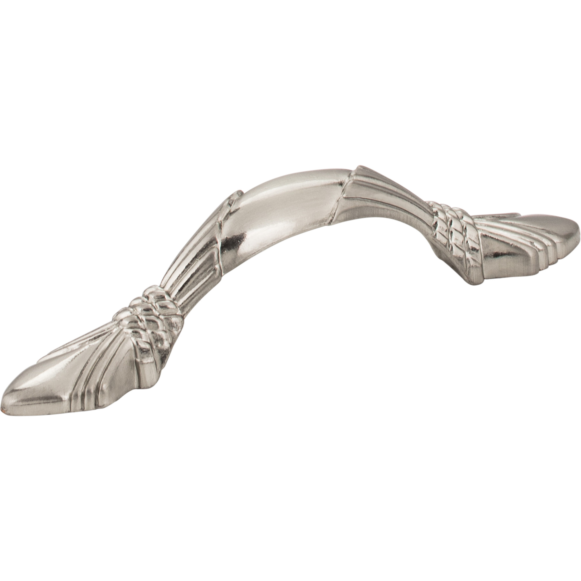 Elements Satin Nickel Baroque Capri Cabinet Pull