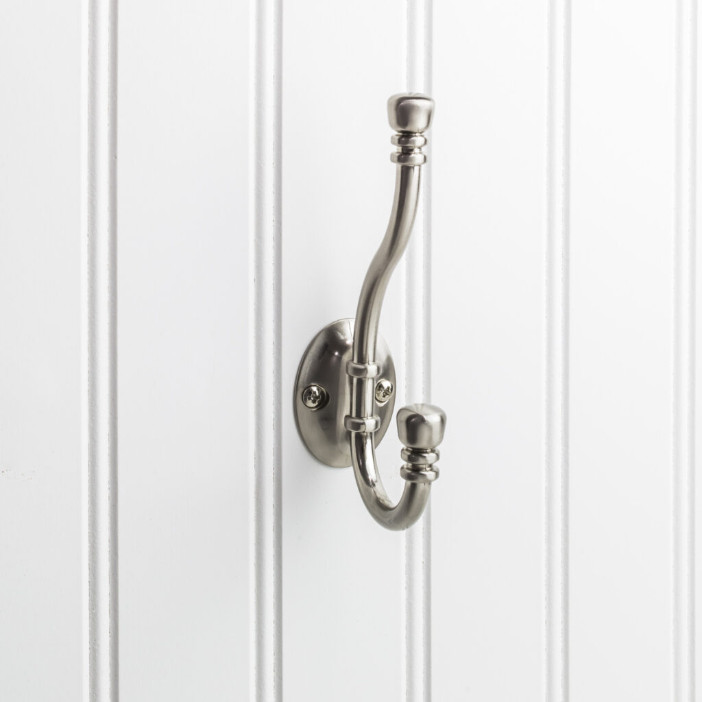 Elements Ringed Contemporary Double Prong Wall Mounted Hook - Ohio Home ...