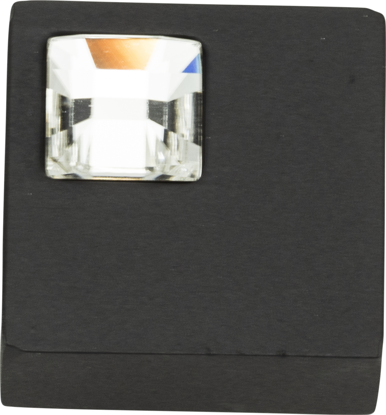 Atlas Crystal Off Center Square Knob