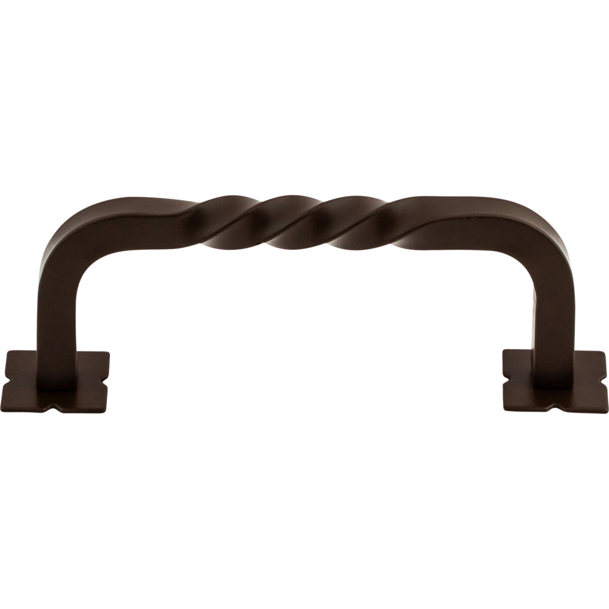Top Knobs Square Twist D Pull w/Backplates