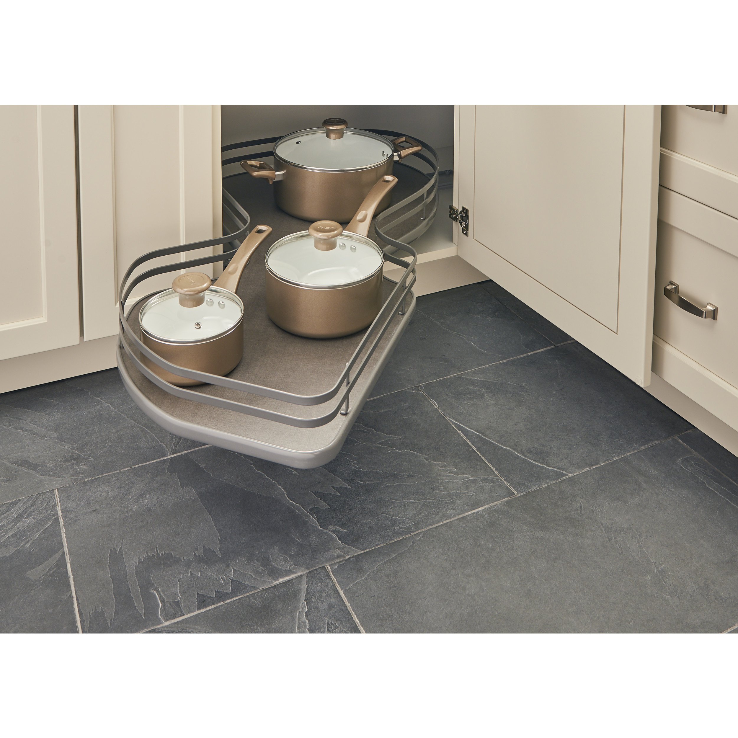 Rev-A-Shelf Contemporary Cloud Blind Corner Organizer for Blind Right ...