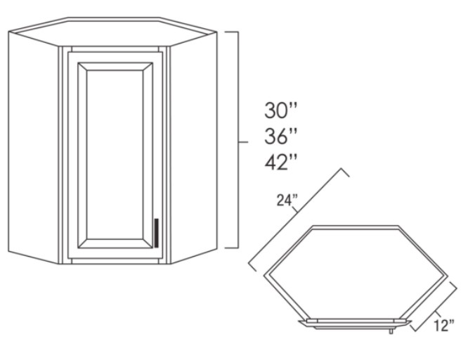 Ohio Home Products Diagonal Corner Wall